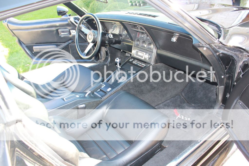 Interior Complete: 1979 Black L-82 4spd Corvette - Interior Cleaning ...